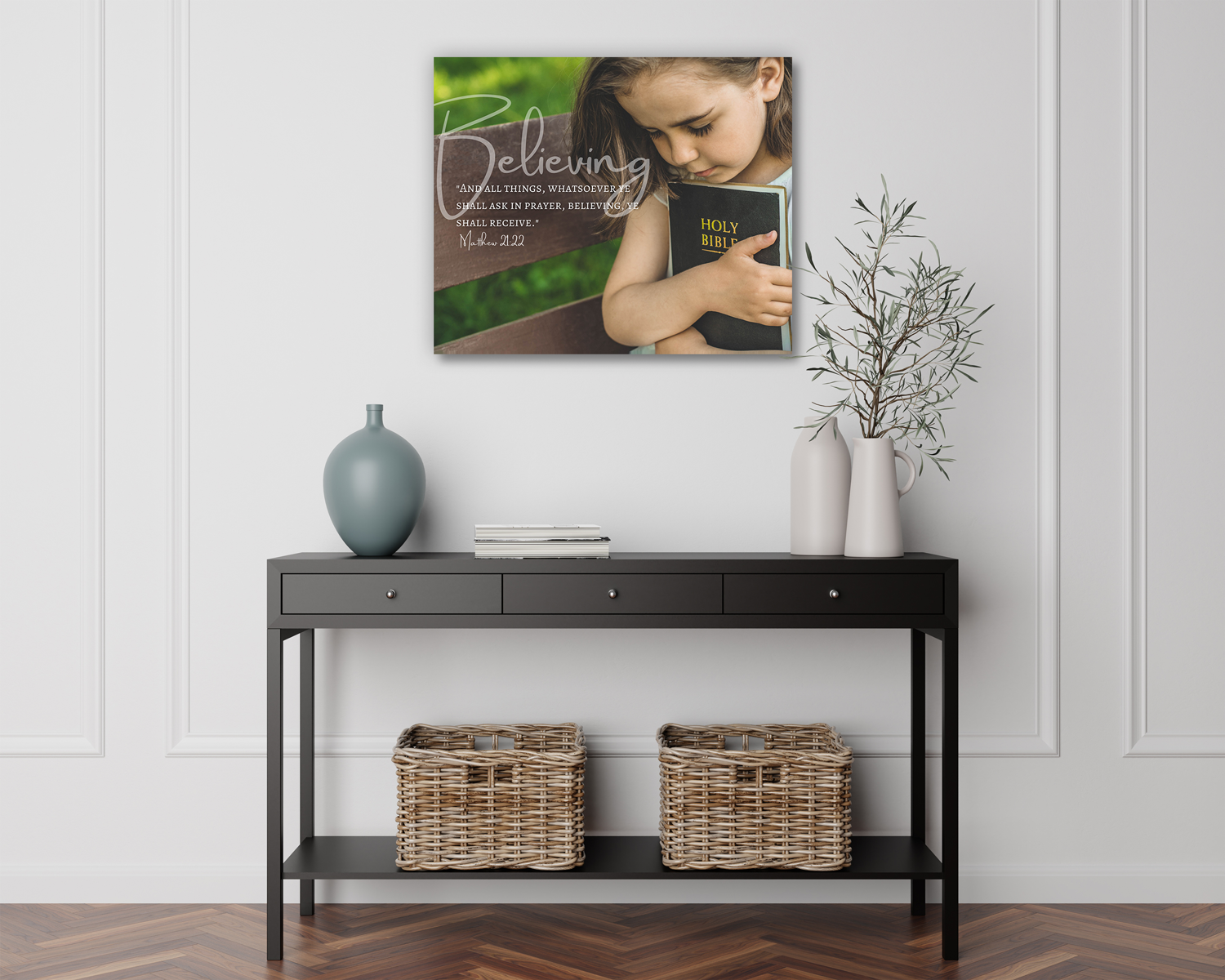 Picture Frame: 35x29 Matthew 21:22 - Reformation Herald Bookstore